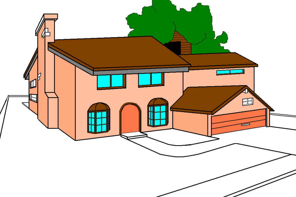 The Simpsons: House Drawing Process | Global Film Locations