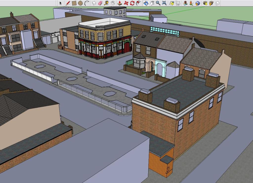 Eastenders – Google Sketch Up Map | Global Film Locations