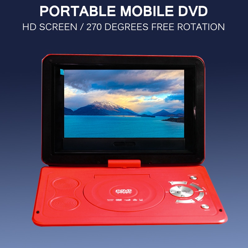 12V-USB-DVD13-9-Inch-Mobile-DVD-Small-TV-Player-270-Degree-Rotating-HD ...